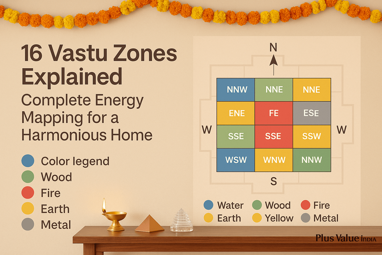 16 Vastu Zones Explained: Complete Energy Mapping for a Harmonious Hom ...