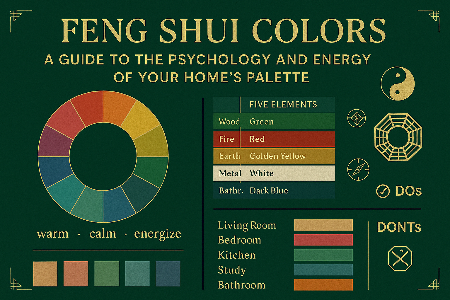 Feng Shui Colors: A Guide to the Psychology and Energy of Your Home\'s ...