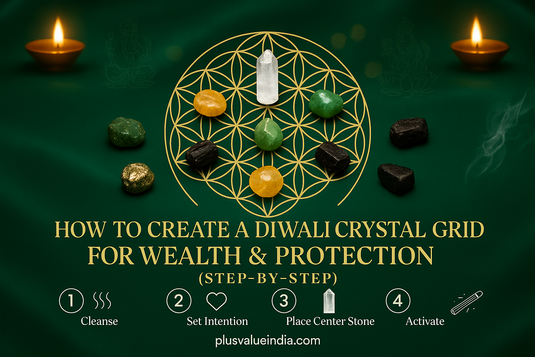How to Create a Diwali Crystal Grid for Wealth & Protection (Step-by-S