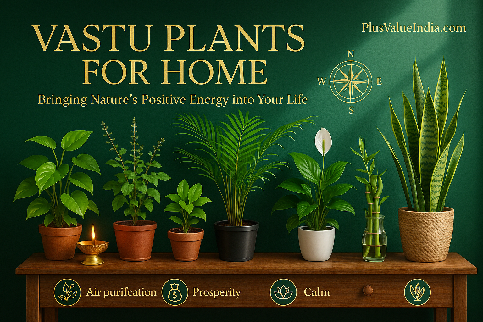 Vastu Plants for Home: Bringing Nature's Positive Energy into Your Lif