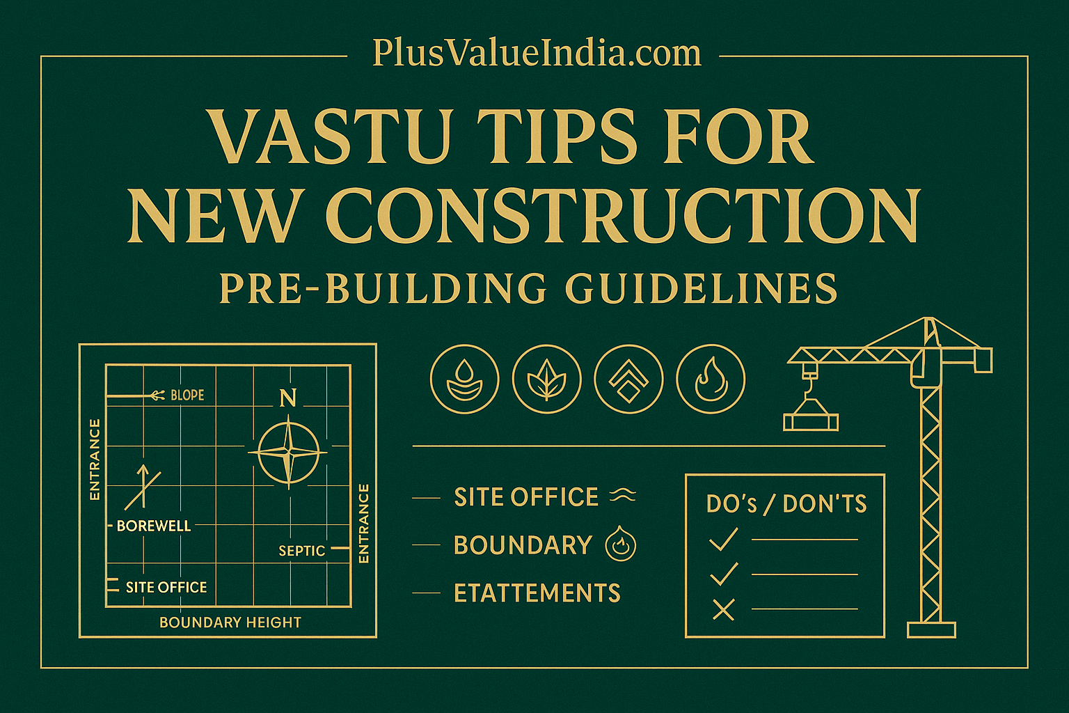 Vastu Tips for New Construction: Pre-Building Guidelines | PlusValueIn ...