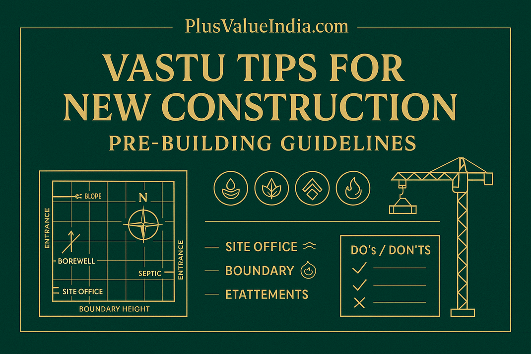 Vastu Tips for New Construction – plusvalueindia