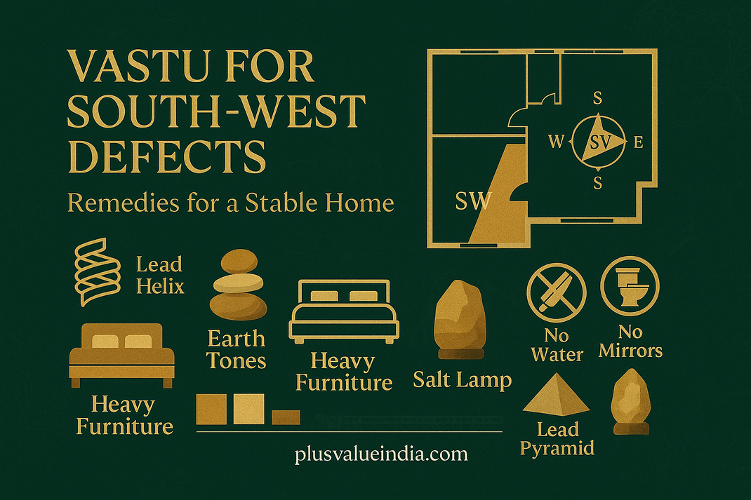 Vastu for South-West Defects: Remedies for a Stable Home