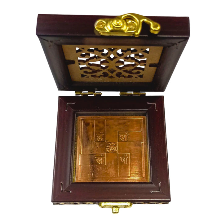 Copper Swastik Yantra Box: Powerful Gift of Good Luck! – plusvalueindia